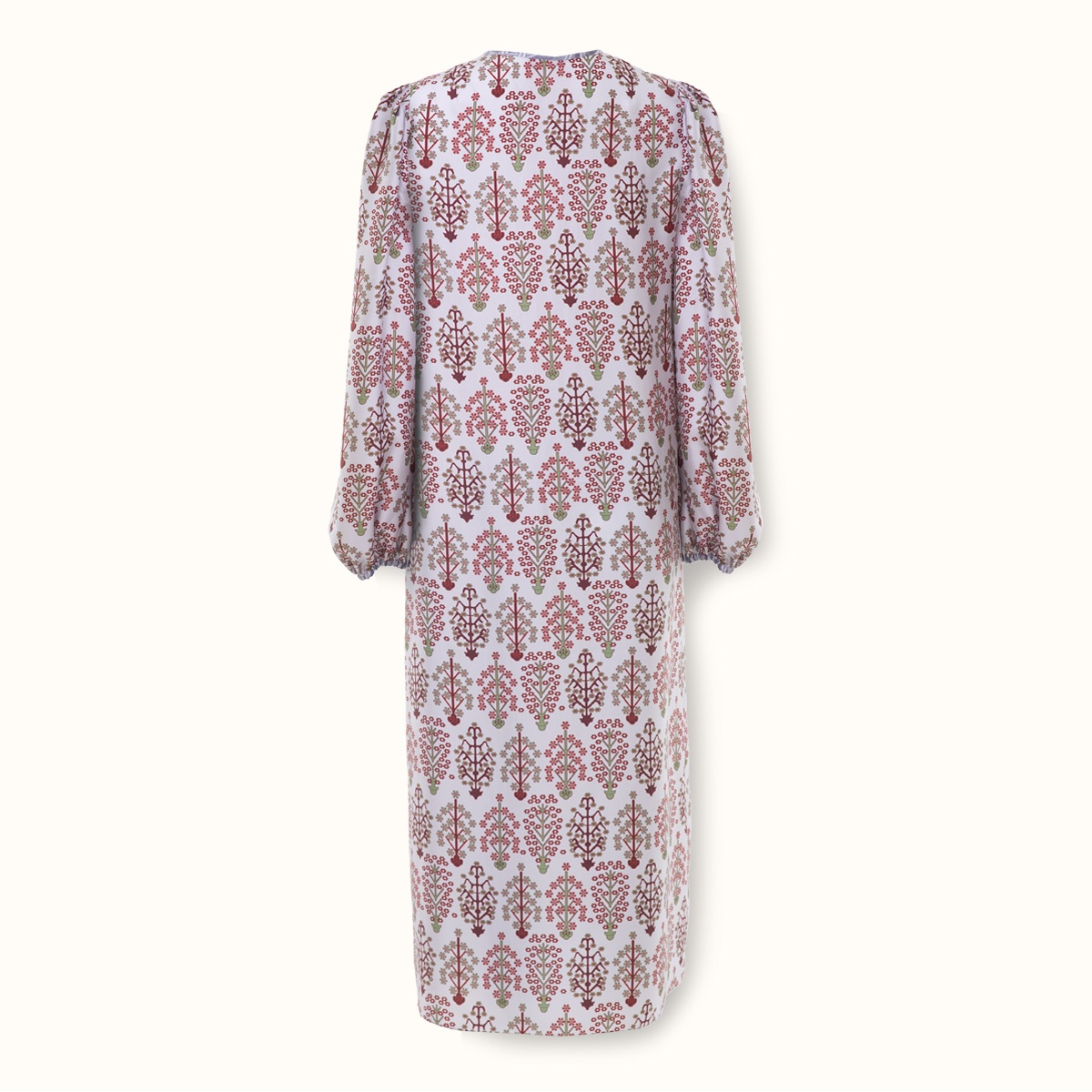 Dress "FLORAL" silk on a grey background by Kokosha buy online