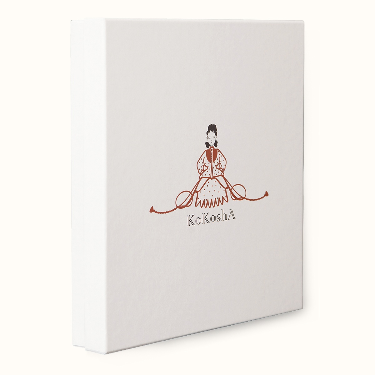 Shawl "DESERT FLOWERS" cashmere 135x135 on a black background by Ko...